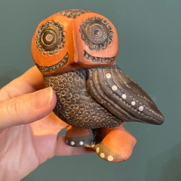 Accents | Vintage Terracotta Owl Figurine | Poshmark